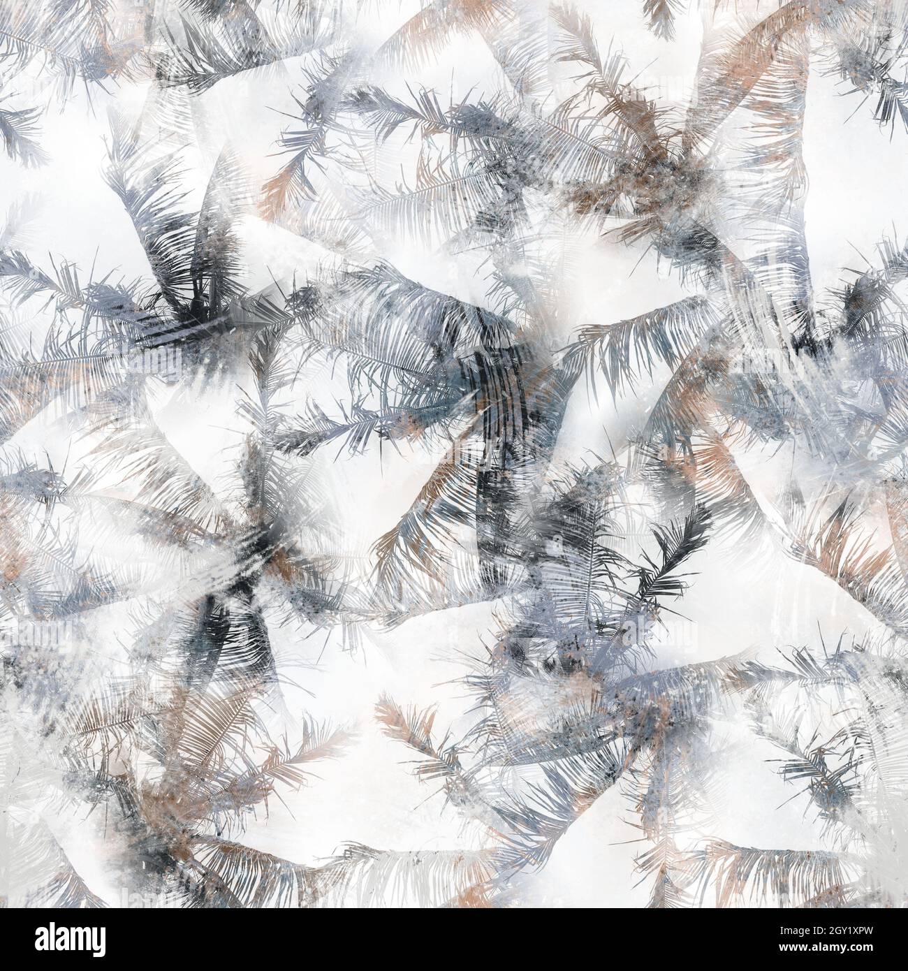Seamless neutral and white grungy classic abstract surface pattern ...
