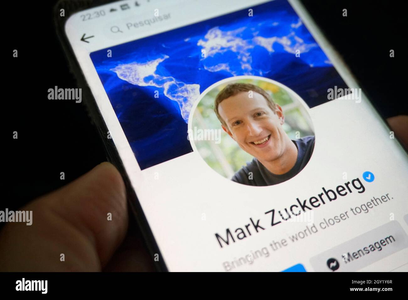 October 6, 2021: BRAZIL - 2021/10/06: In this photo illustration the ...