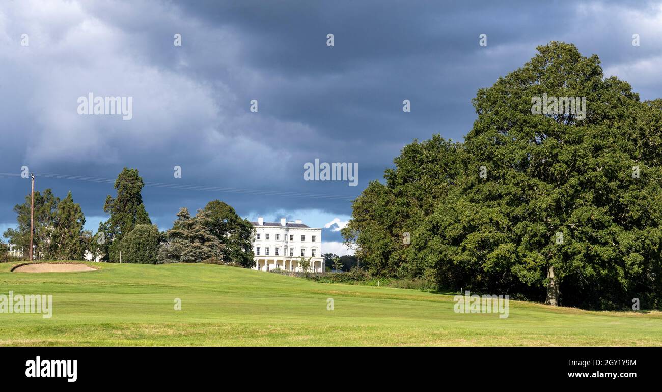 View of Southwick House looking from the Southwick Park Golf Course ...