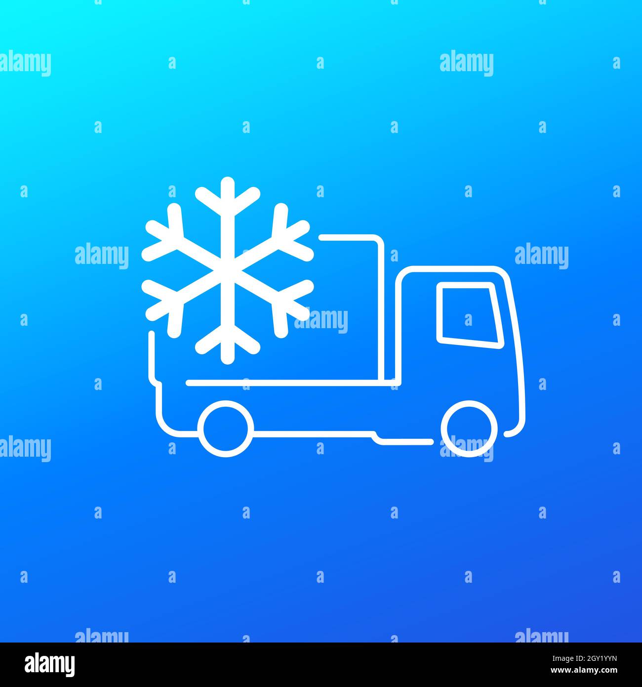 refrigerated truck icon, vector art Stock Vector Image & Art - Alamy