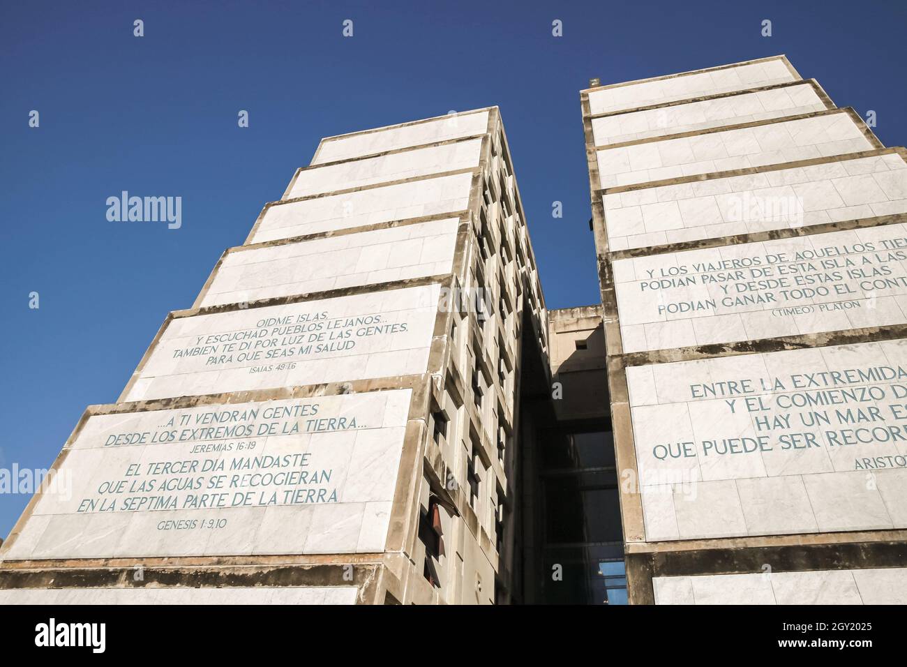 Santo Domingo, Dominican Republic - January 11, 2017: Facade of the ...