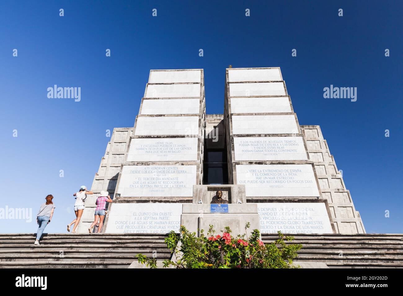 Santo Domingo, Dominican Republic - January 11, 2017: Tourists visit ...