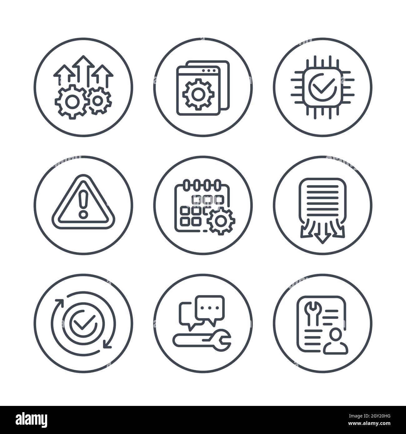 development, hardware and protocols line icons set Stock Vector Image ... development, hardware and protocols line icons set Stock Vector Image ...