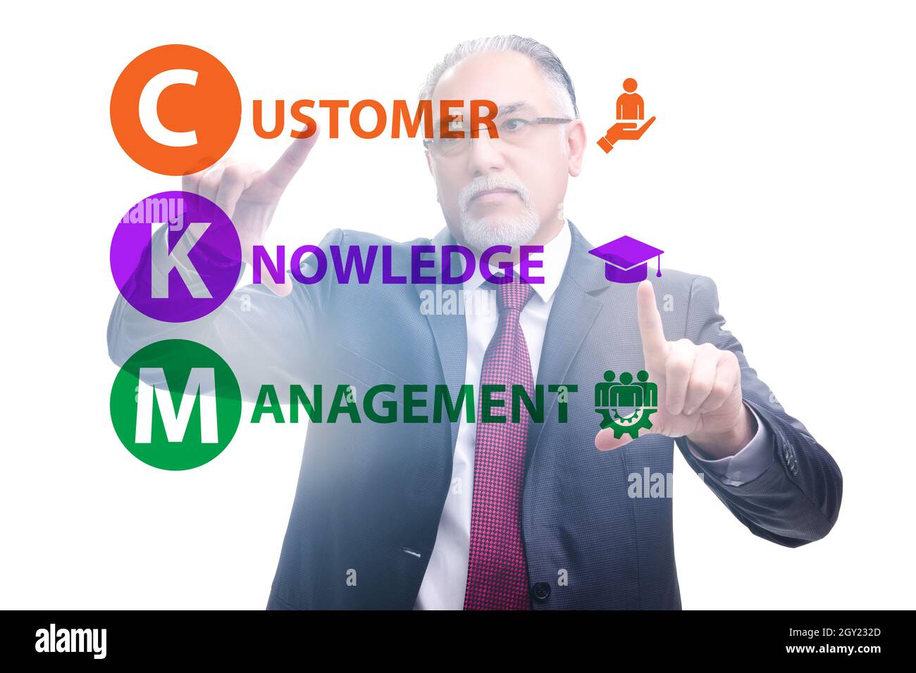 Customer knowledge management (CKM) marketing concept Stock Photo - Alamy