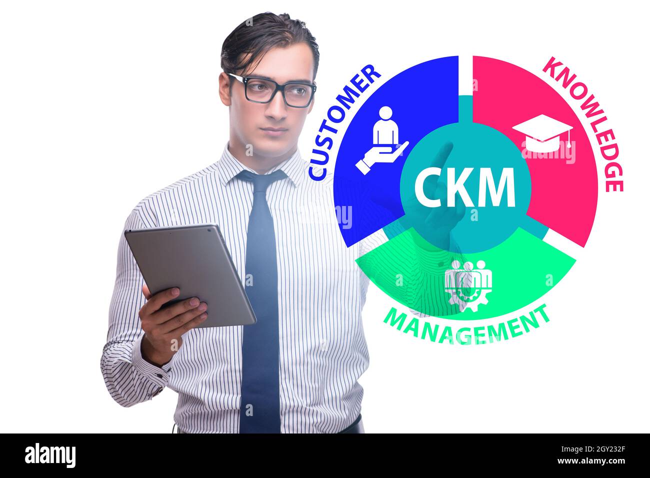 Customer knowledge management (CKM) marketing concept Stock Photo - Alamy