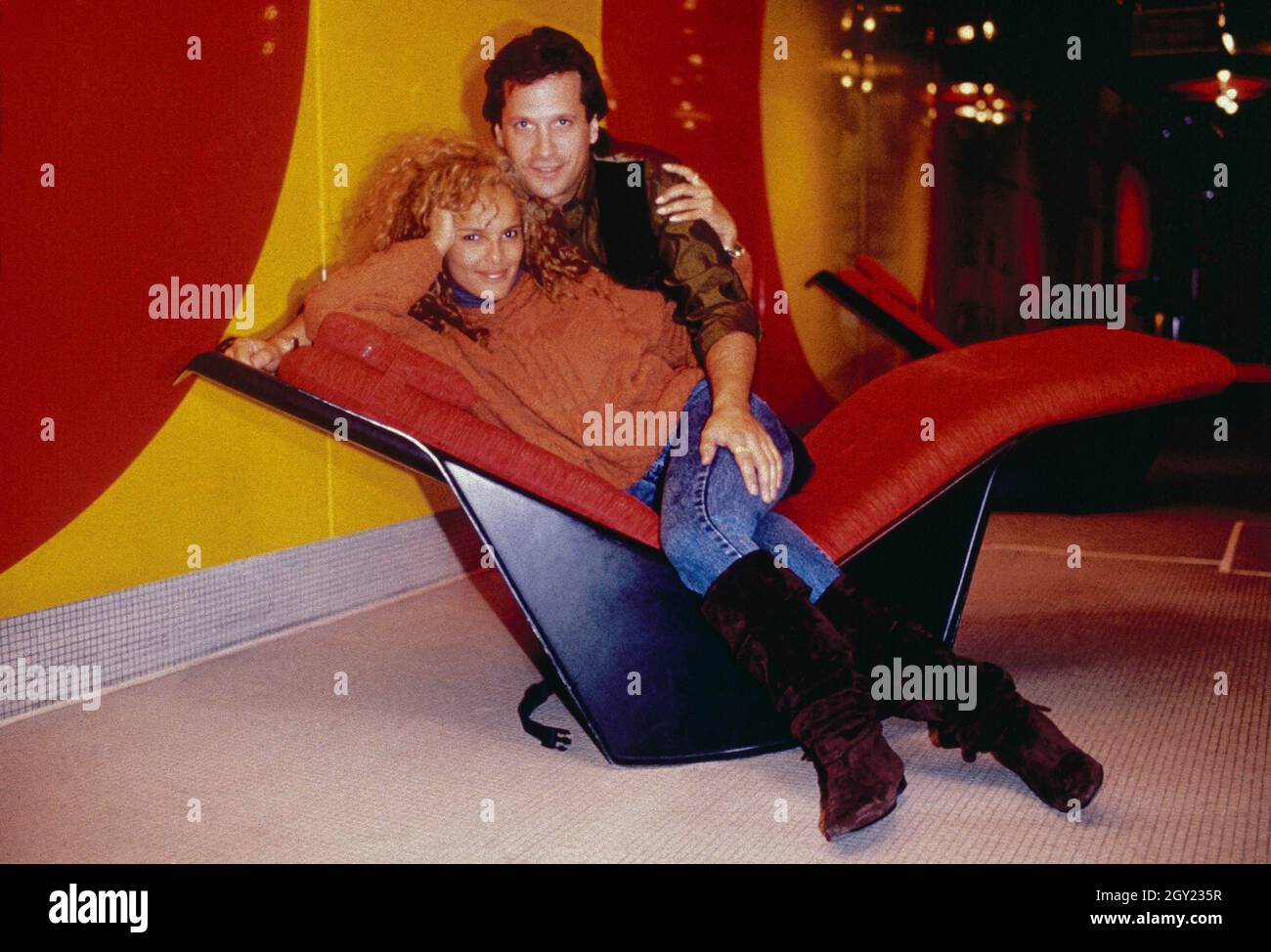 USA. Shari Belafonte and Sam Behrens 1989. Ref: LMK30-32019-040112 ...