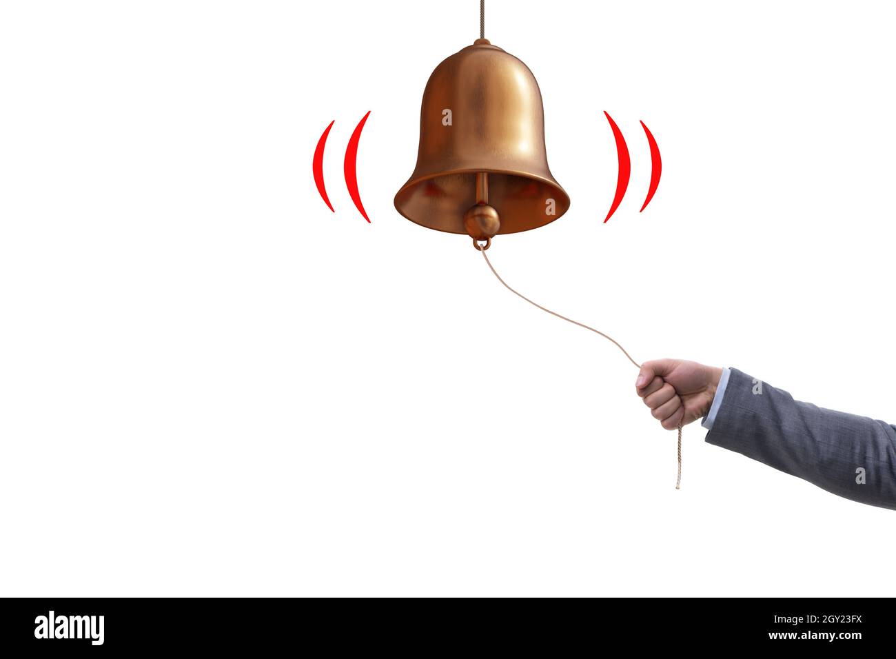 Ringing fire alarm Cut Out Stock Images & Pictures - Alamy