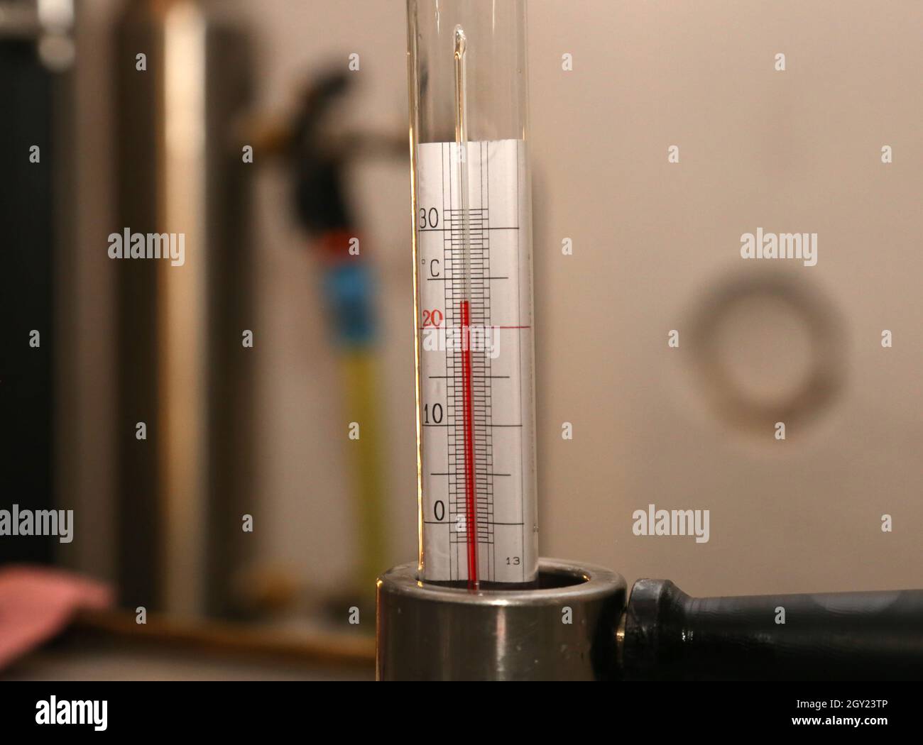 Cracow. Krakow. Poland. Microbrewery beer production. Brewmaster ...