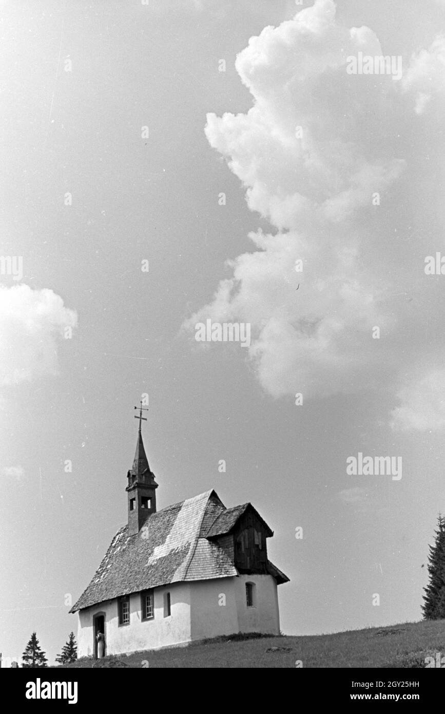 Die Martinskapelle nahe Furtwangen im Schwarzwald, Deutschland 1930er ...