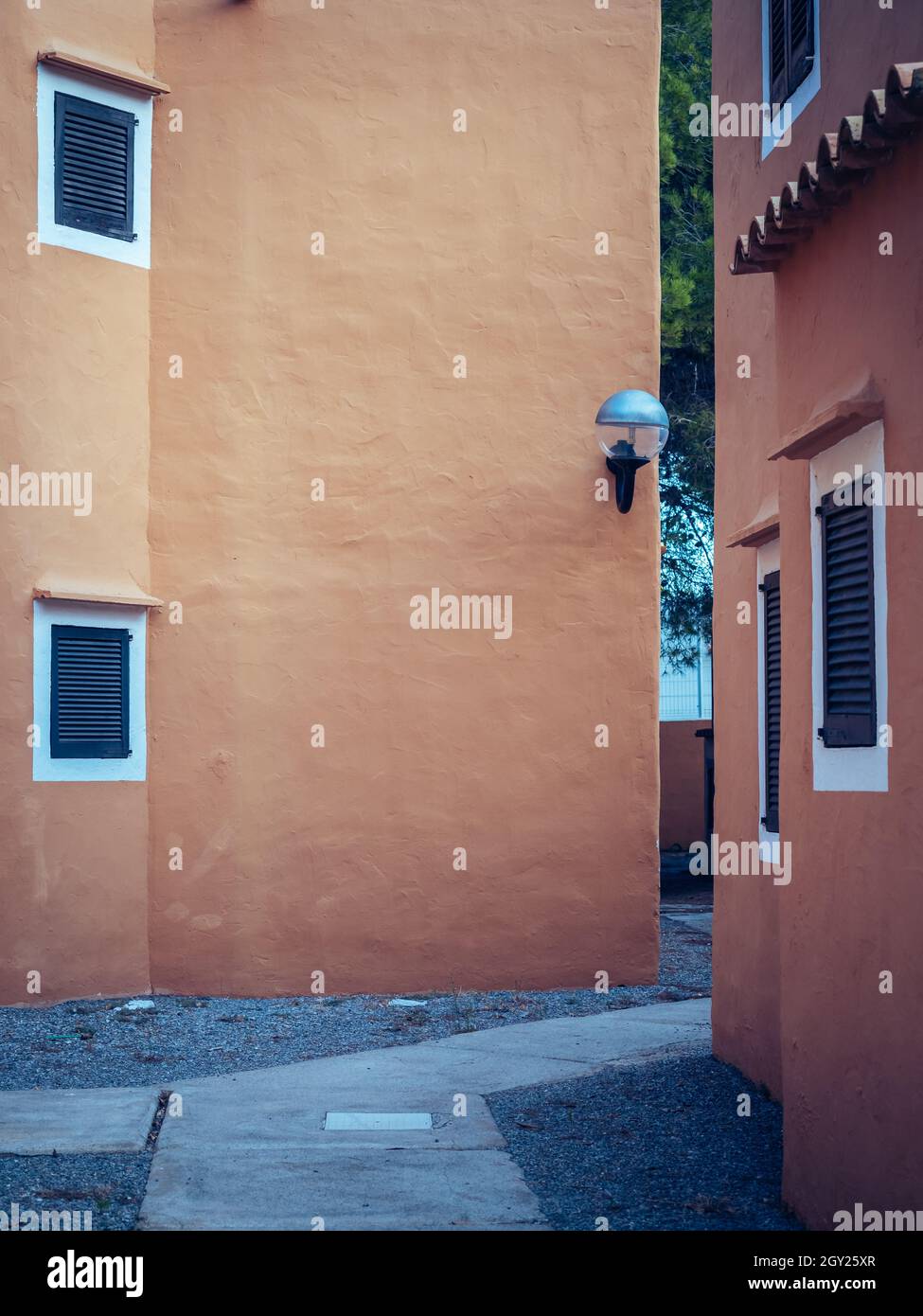 Traditional buildings in Ibiza, Spain Stock Photo - Alamy