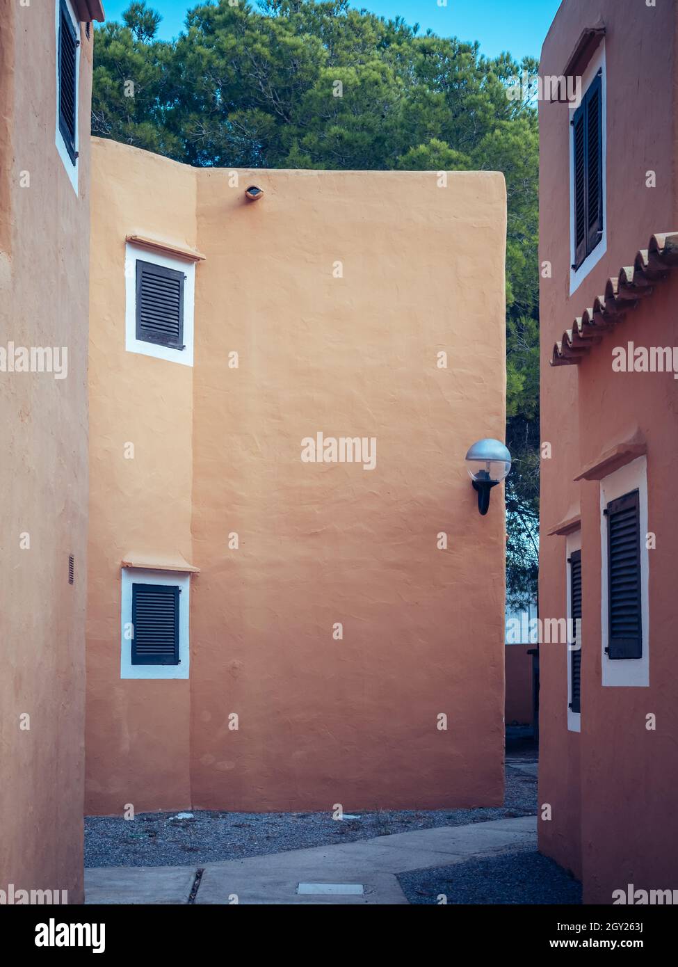Traditional buildings in Ibiza, Spain Stock Photo - Alamy