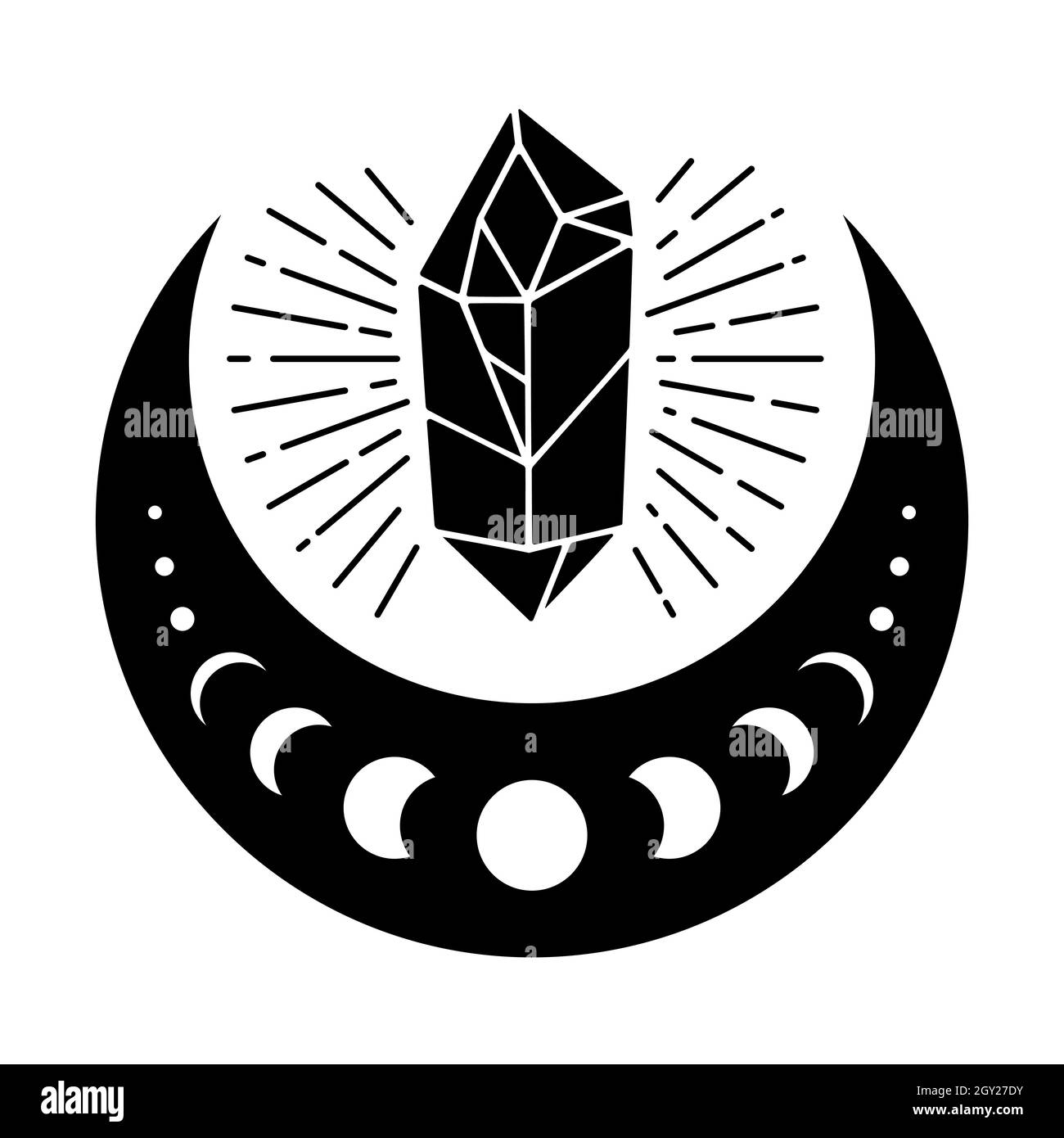 Moon crystal hi-res stock photography and images - Alamy