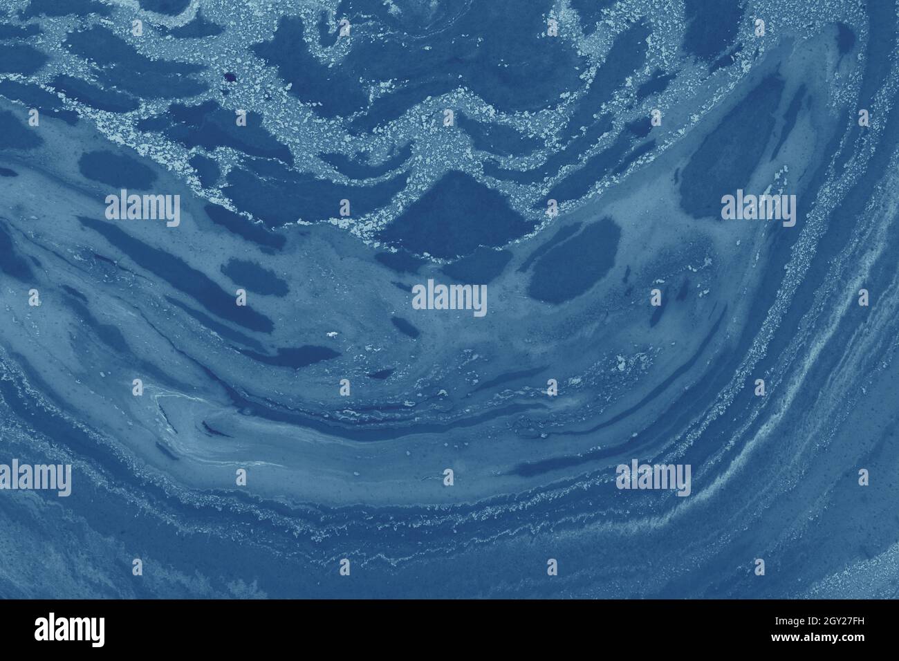 Beautiful blue abstract oil paint wavy texture - good for wallpapers ...