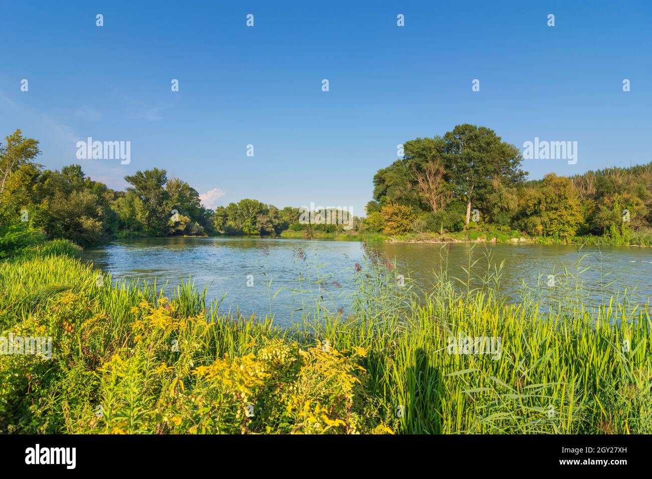 Zitny ostrov (Great Rye Island, Große Schüttinsel): oxbow lake ...