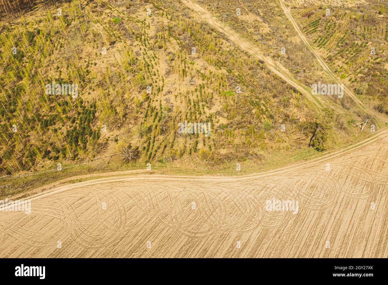 Birds eye view of the countryside hi-res stock photography and images ...