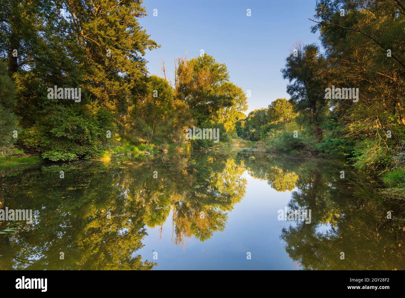 Zitny ostrov (Great Rye Island, Große Schüttinsel): oxbow lake ...