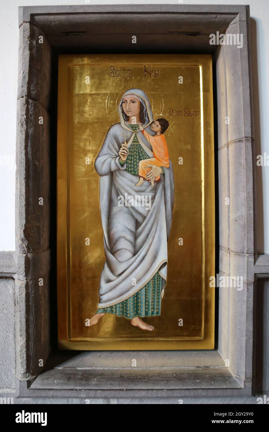 St davids cathedral shrine hi-res stock photography and images - Alamy