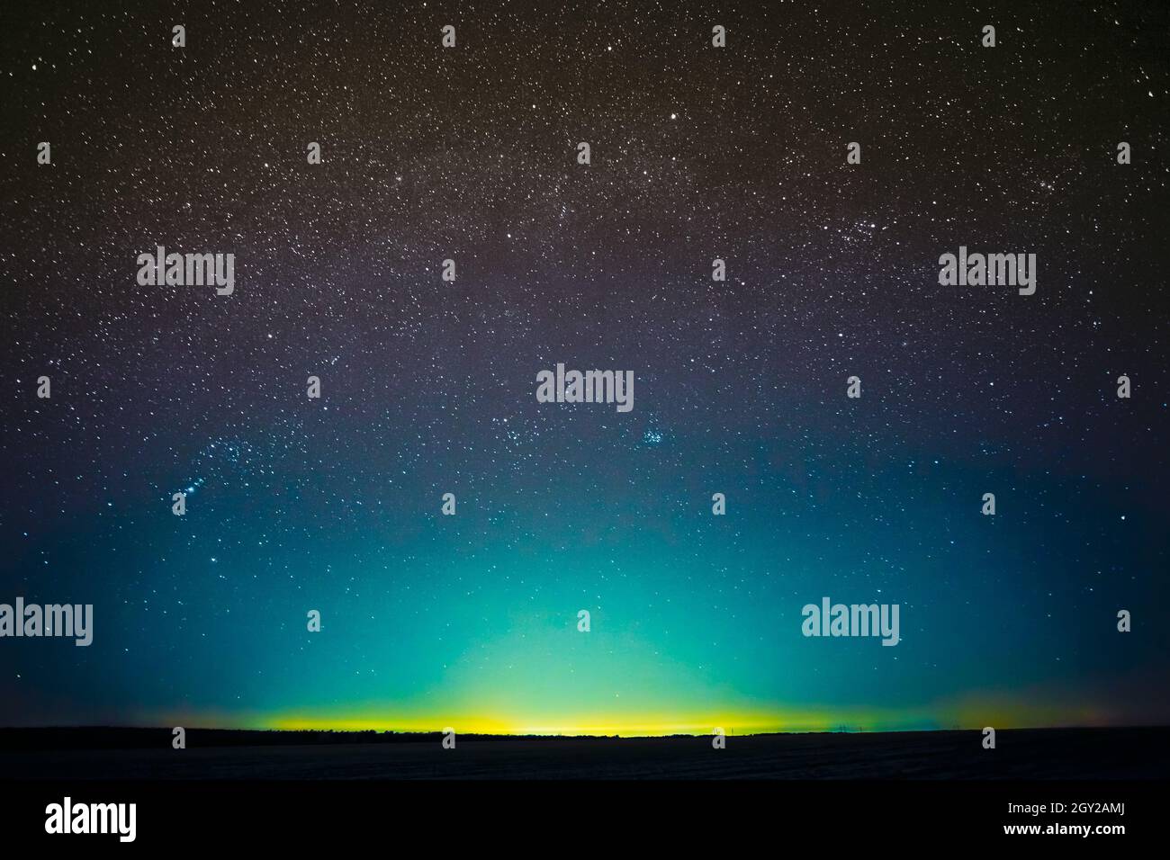 Awesome Beautiful Night Sky Glowing Stars Background Backdrop With ...