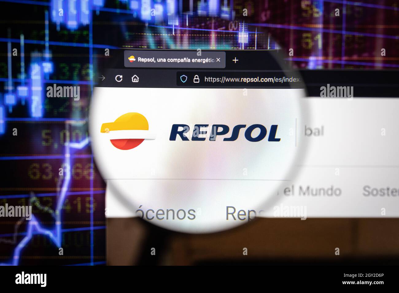 Repsol logo hi-res stock photography and images - Alamy