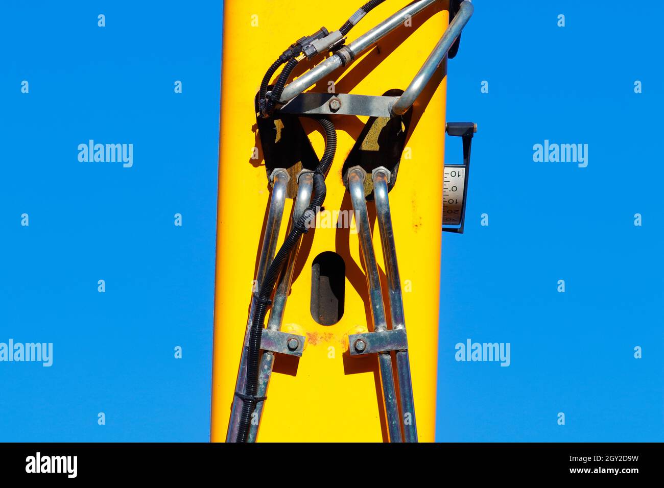 A crying Alien pareidolia on a telehandler jib Stock Photo - Alamy