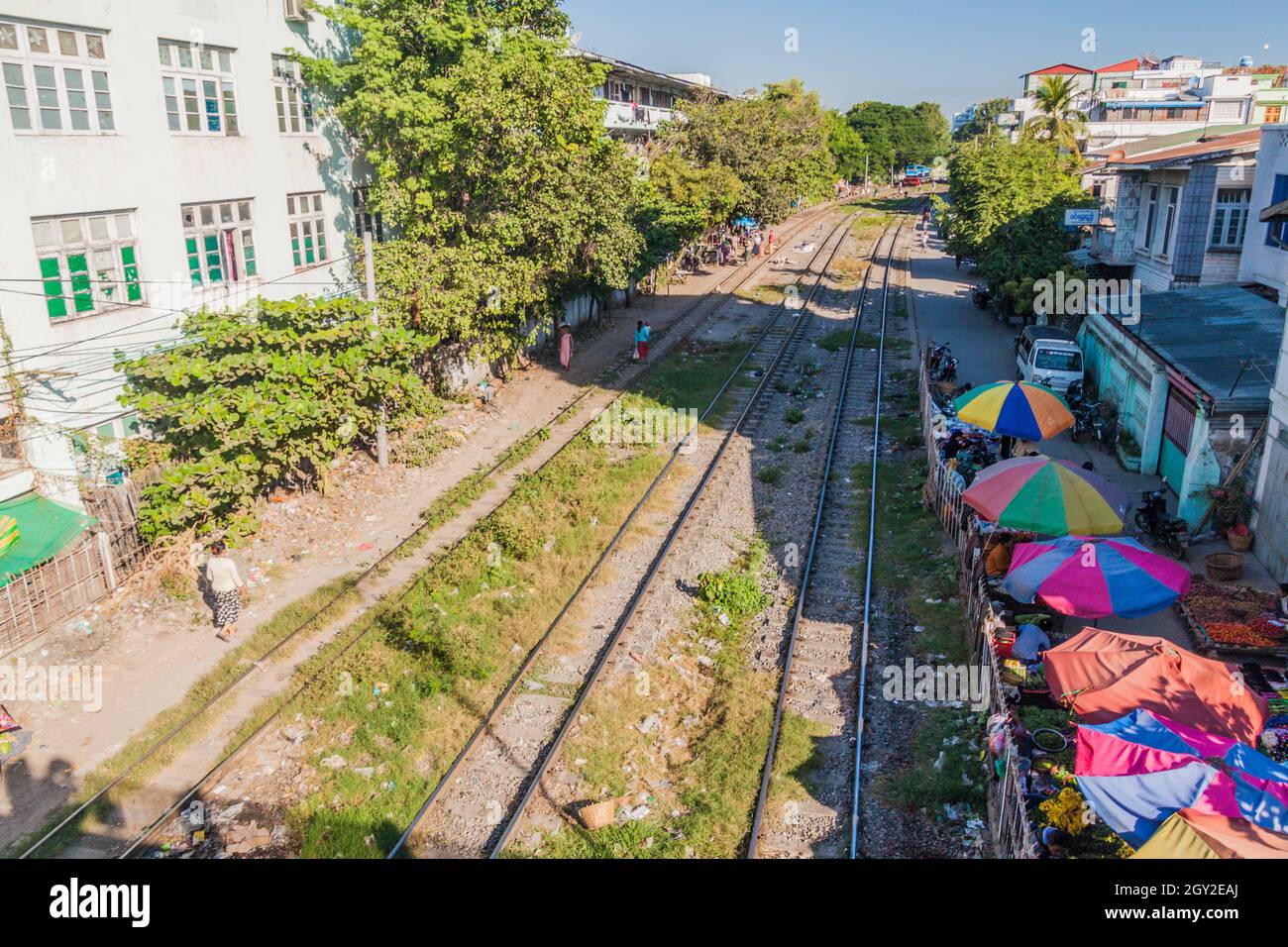 Myanmar railways hi-res stock photography and images - Alamy