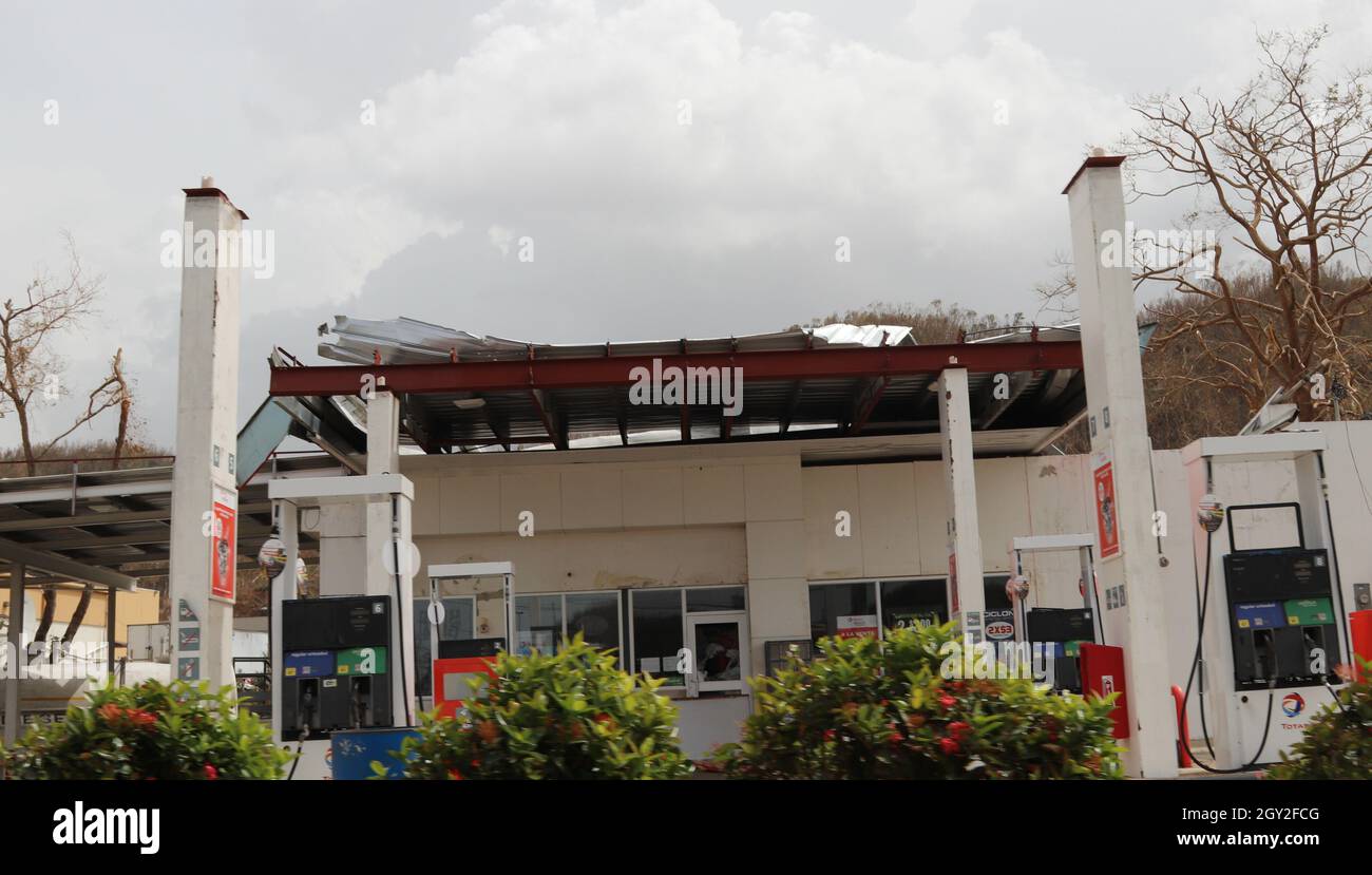 MANATI, PUERTO RICO - Nov 07, 2017: The aftermath of Hurricane Maria in ...