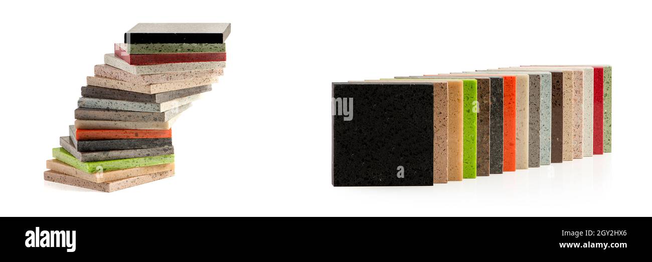 Large selection of stone samples for countertops and floors. Samples of ...