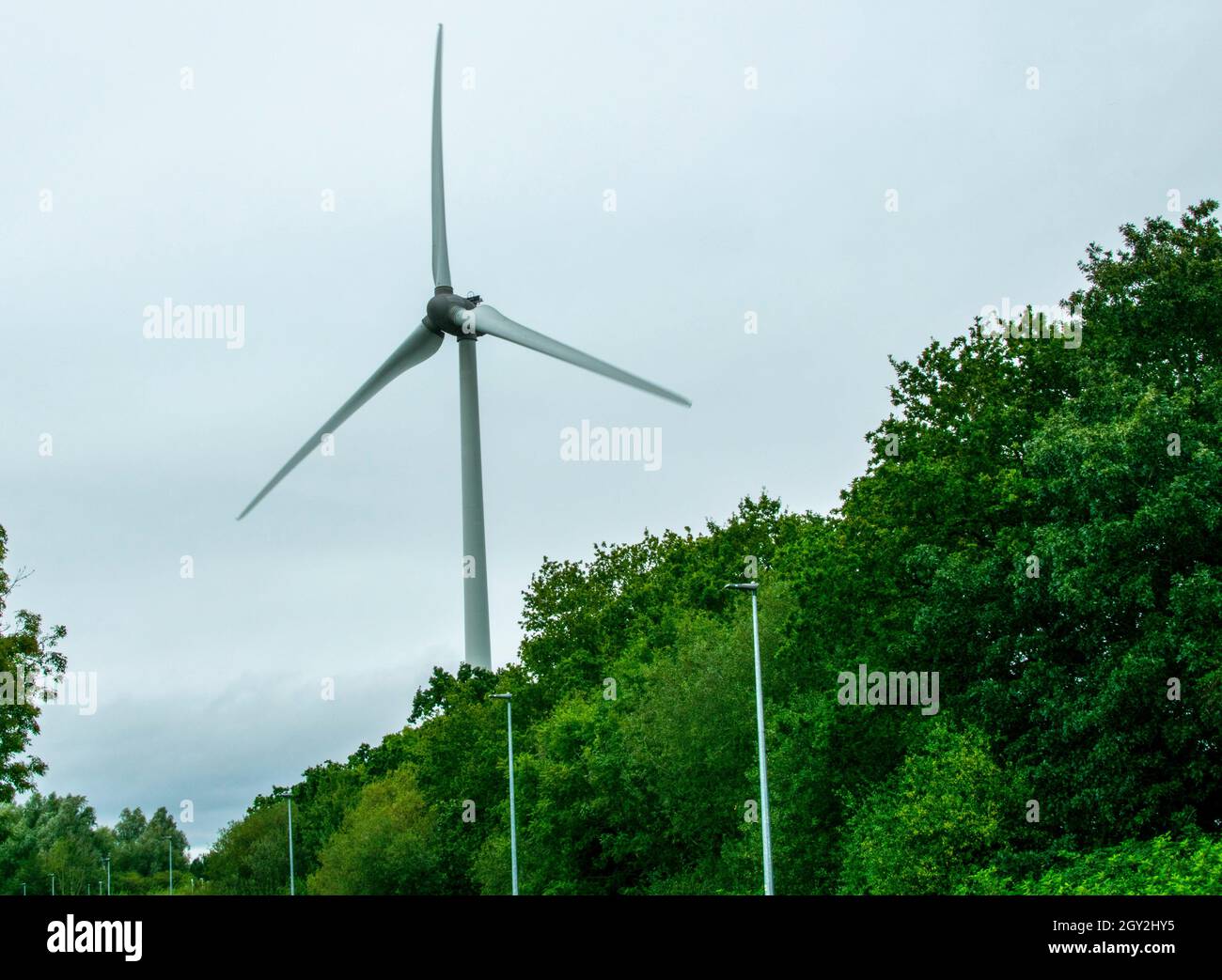 wind farm in the city center, supplying energy to the city Limerick ...