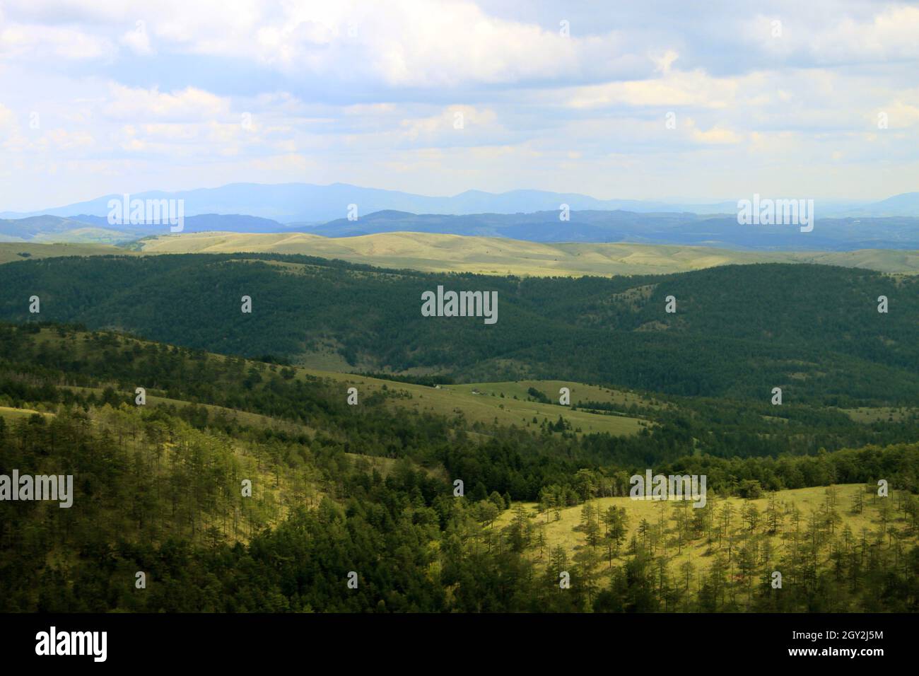 Landscape on Divcibare on Mountain Maljen, Serbia Stock Photo - Alamy