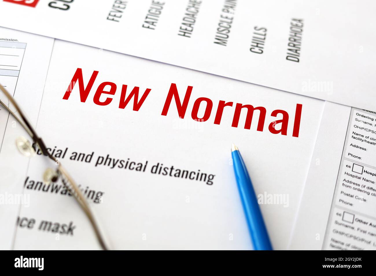 New Normal Rules Due to Coronavirus Epidemic Stock Photo - Alamy