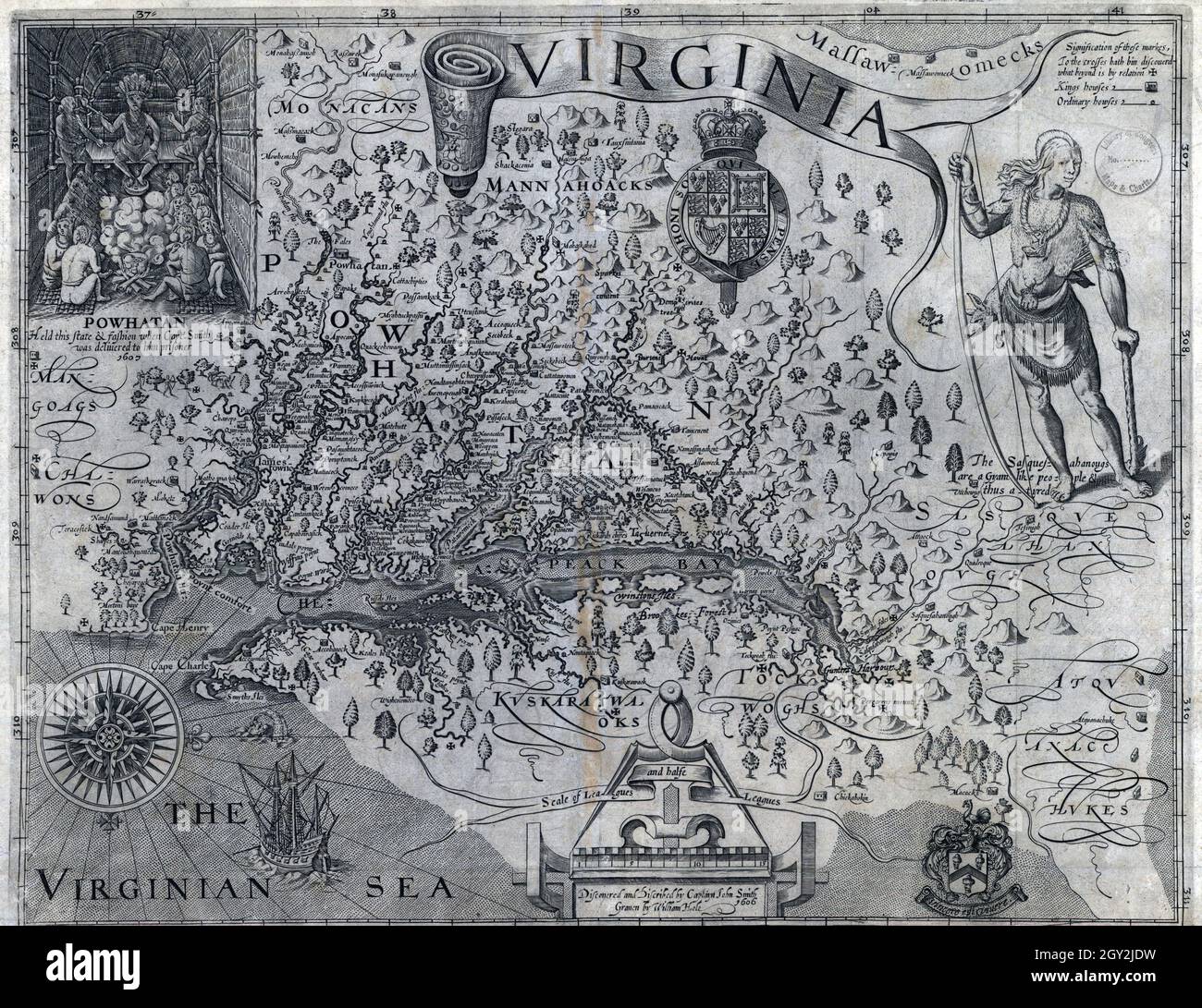 Vintage virginia map hi-res stock photography and images - Alamy