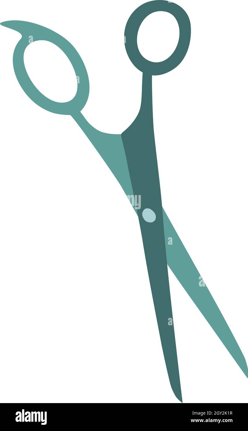 Scissors. Vector illustration. Object isolated on white background ...