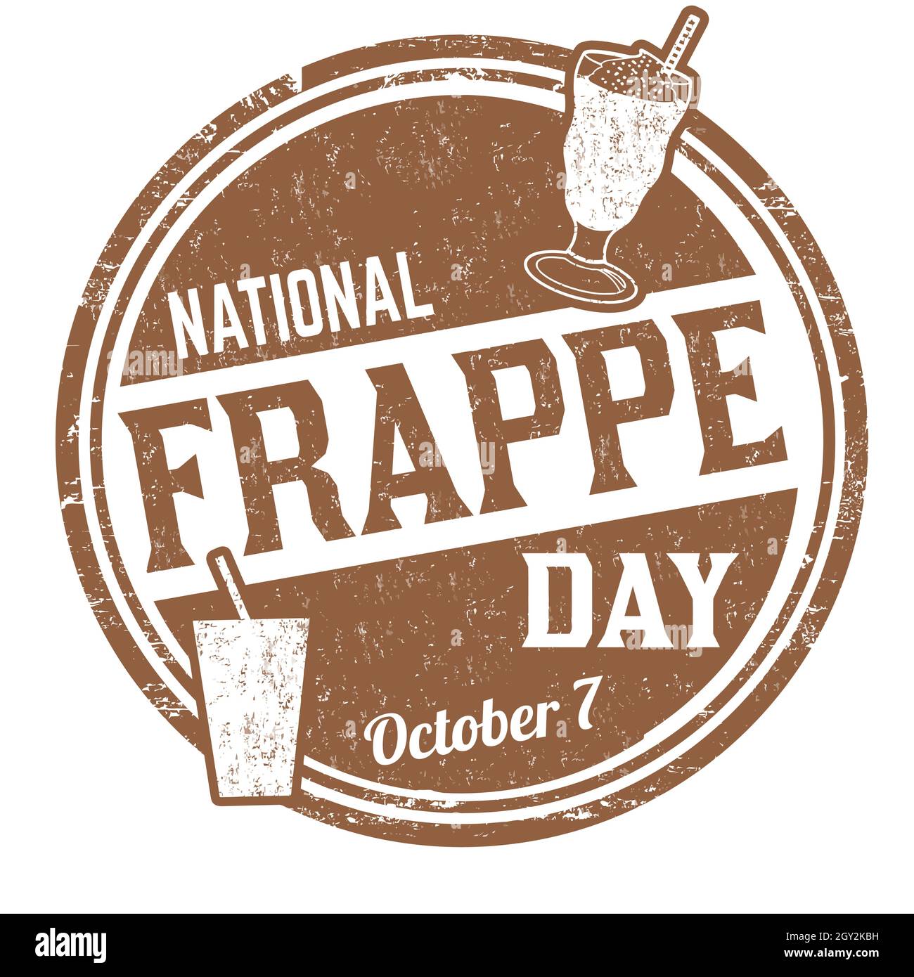 Coffee frappe vector vectors hi-res stock photography and images - Alamy