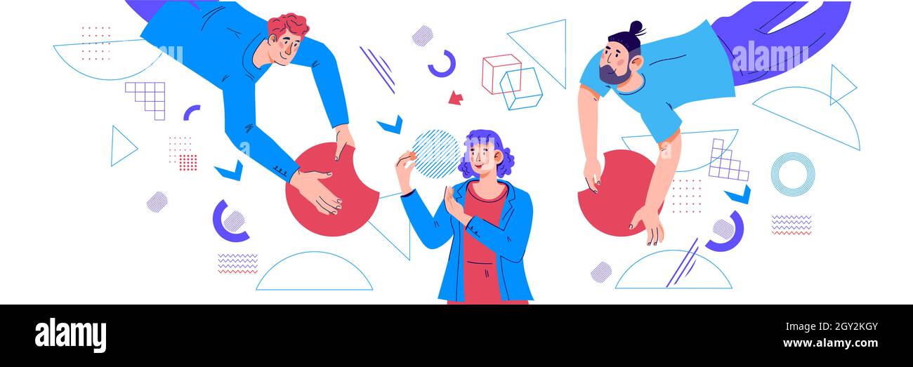 Business collaboration and partnership, teamwork concept with ...