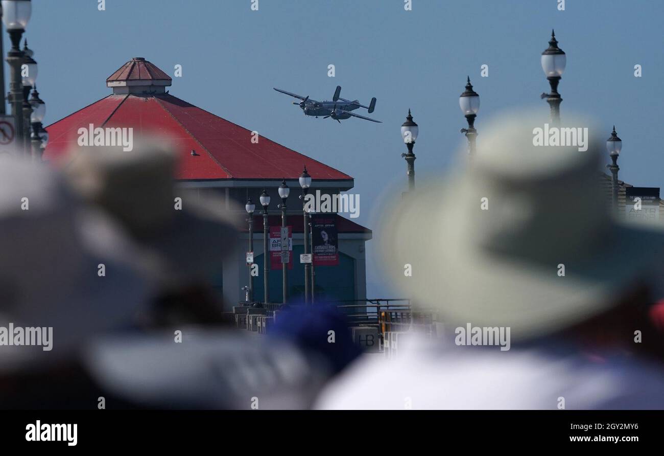 Huntington Beach, CA, USA. 1st Oct, 2021. The LYON MUSEUM B52 Bomber ...