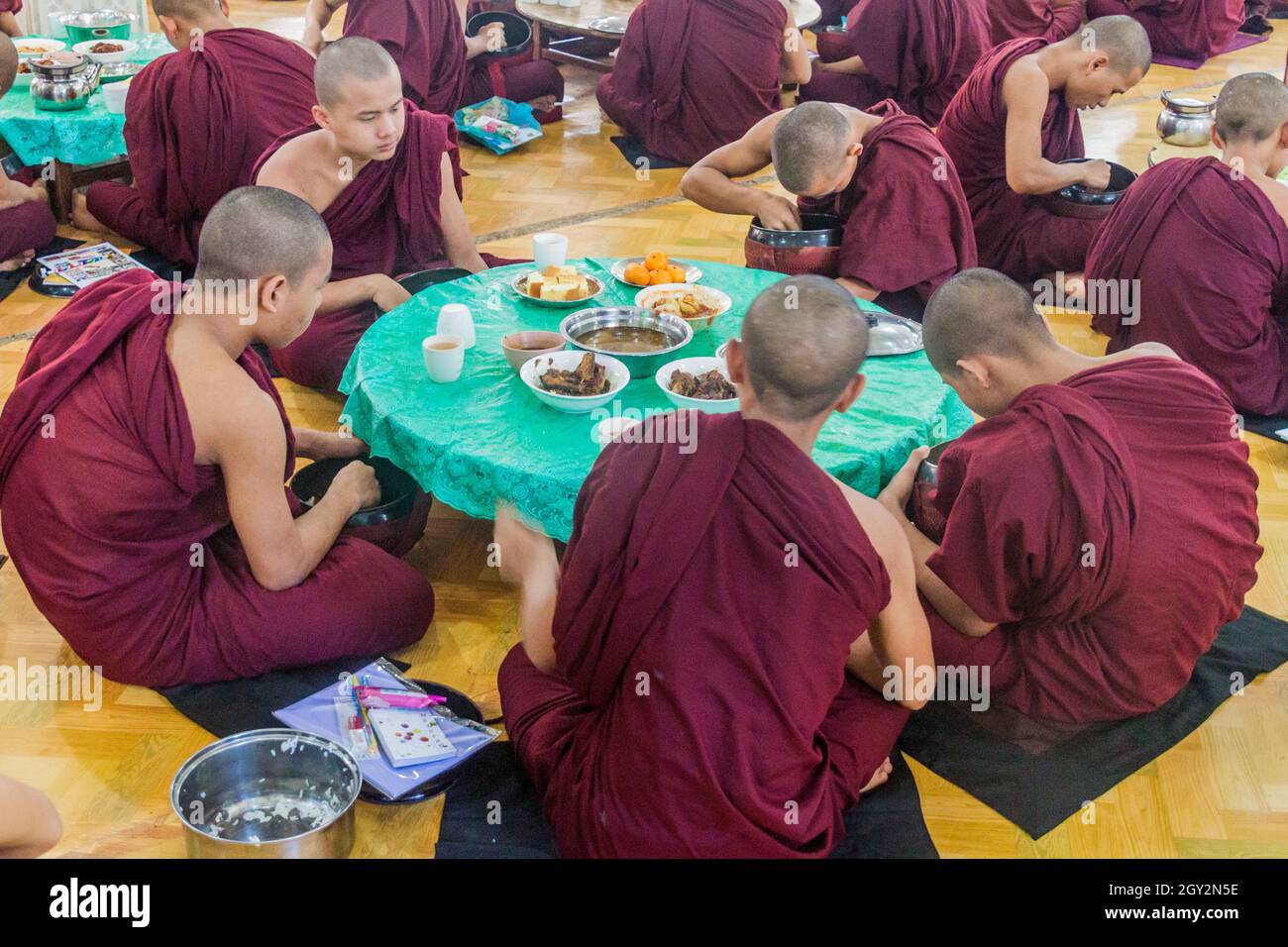 Monk Eating At Table High Resolution Stock Photography and Images - Alamy