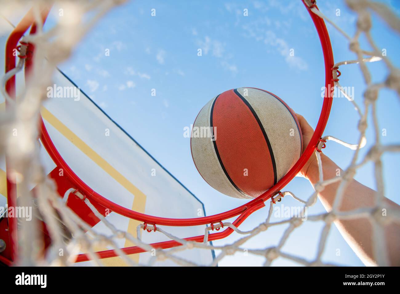 Basketball ball closeup hi-res stock photography and images - Alamy