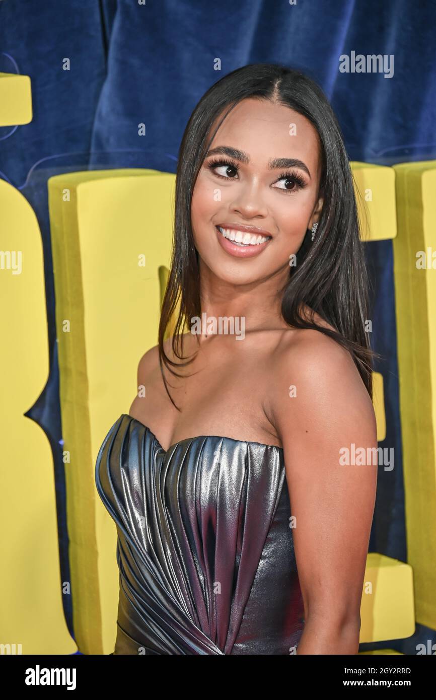 London, UK. 06th Oct, 2021. Zaria Simone attended "The Harder They Fall ...