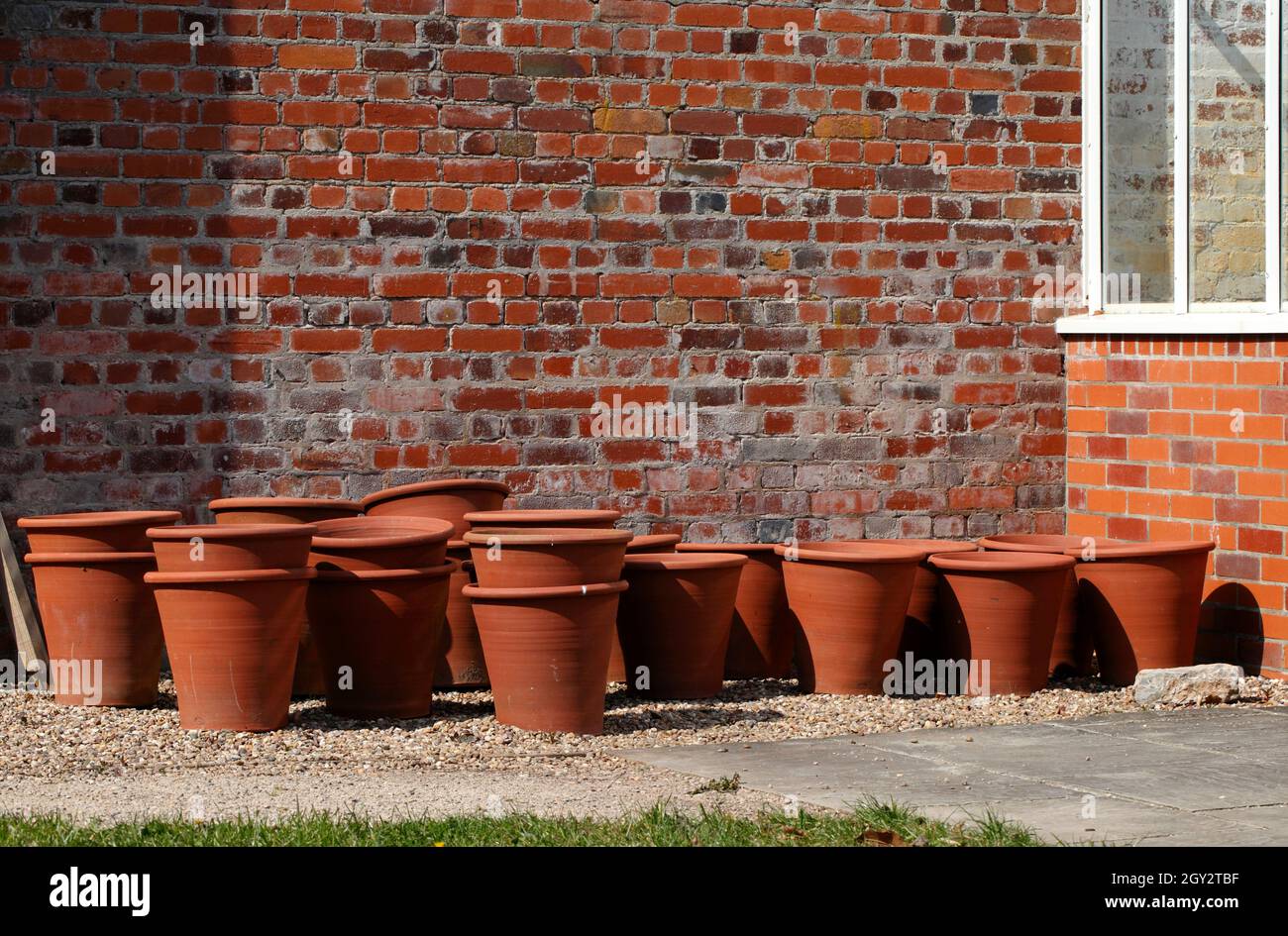 Large collection of terracotta pots Stock Photo - Alamy