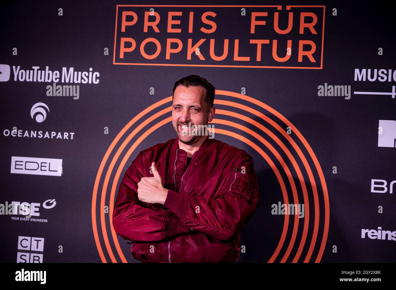 Berlin, Germany. 06th Oct, 2021. Danger Dan, musician, stands on the ...