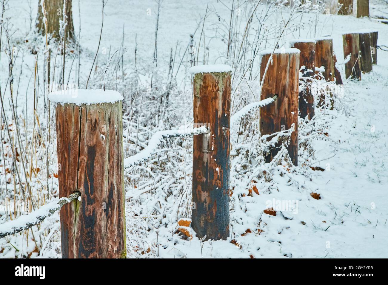 Old wood texture with snow hi-res stock photography and images - Alamy