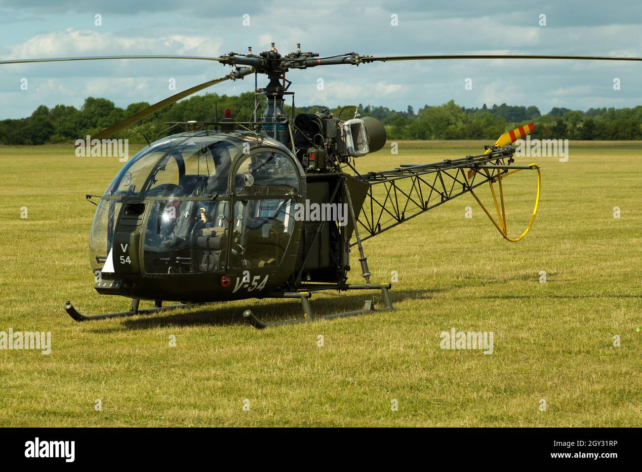 Aérospatiale Allouette II Military Helicopter at Bicester Flywheel ...
