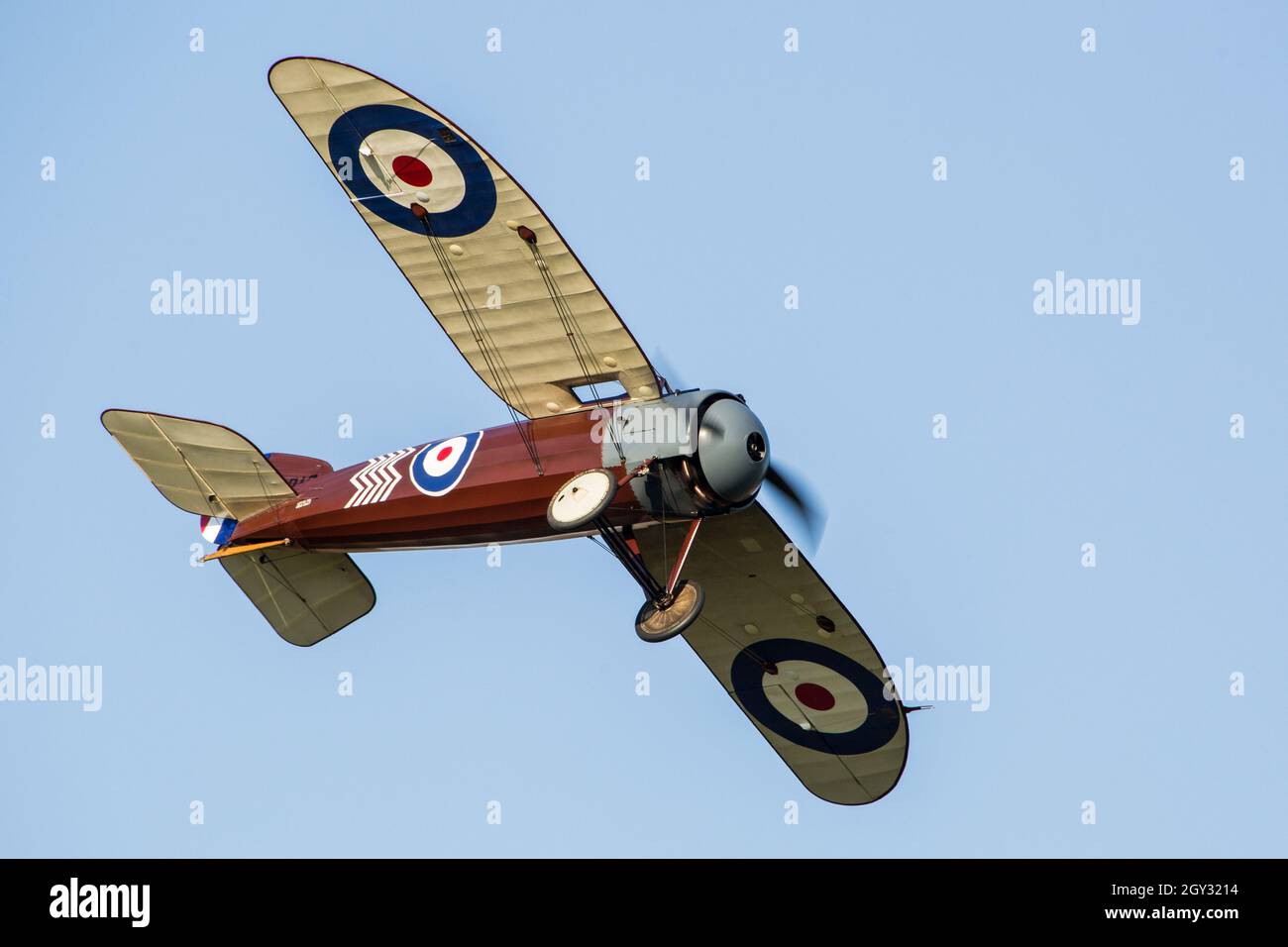 Royal Flying Corps RFC Bristol M1 WW1 Monoplane at Shuttleworth Old ...