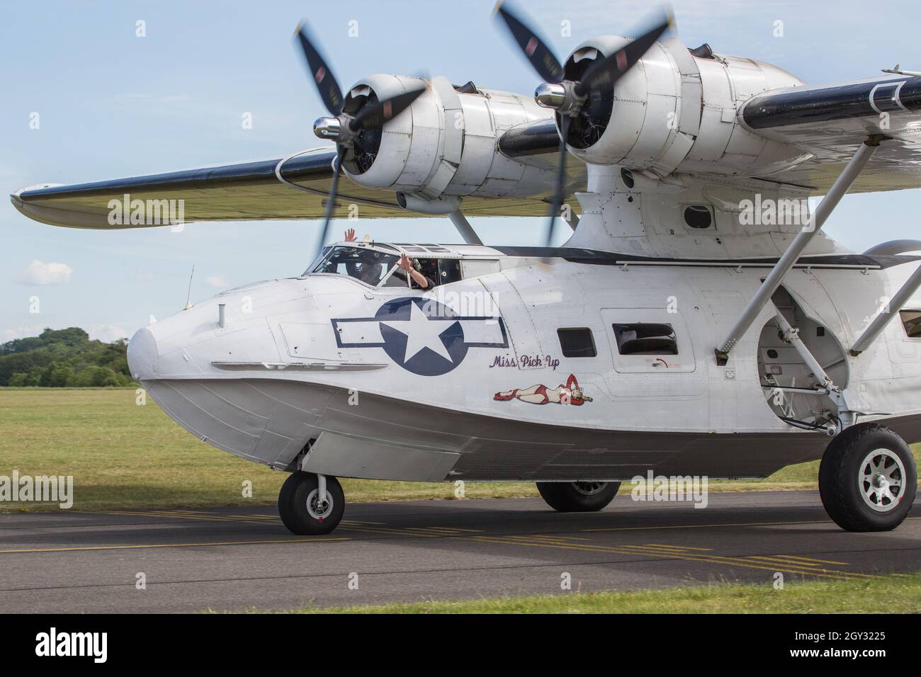 US Navy Consolidated PBY Catalina Vintage Flying Boat at Flying Legends ...