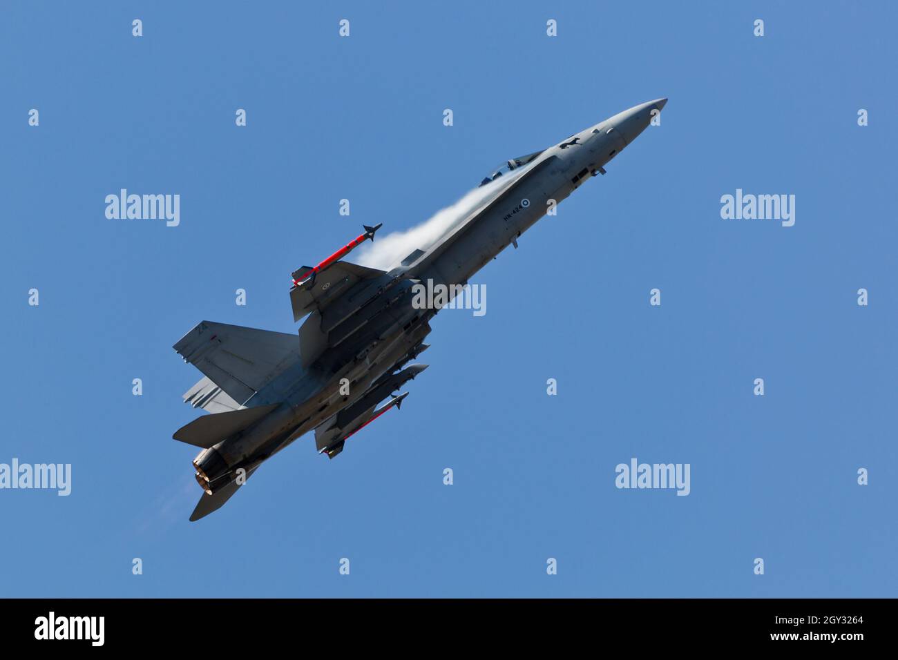 Finnish Air Force McDonnell Douglas Boeing F18 Hornet Jet Fighter at ...