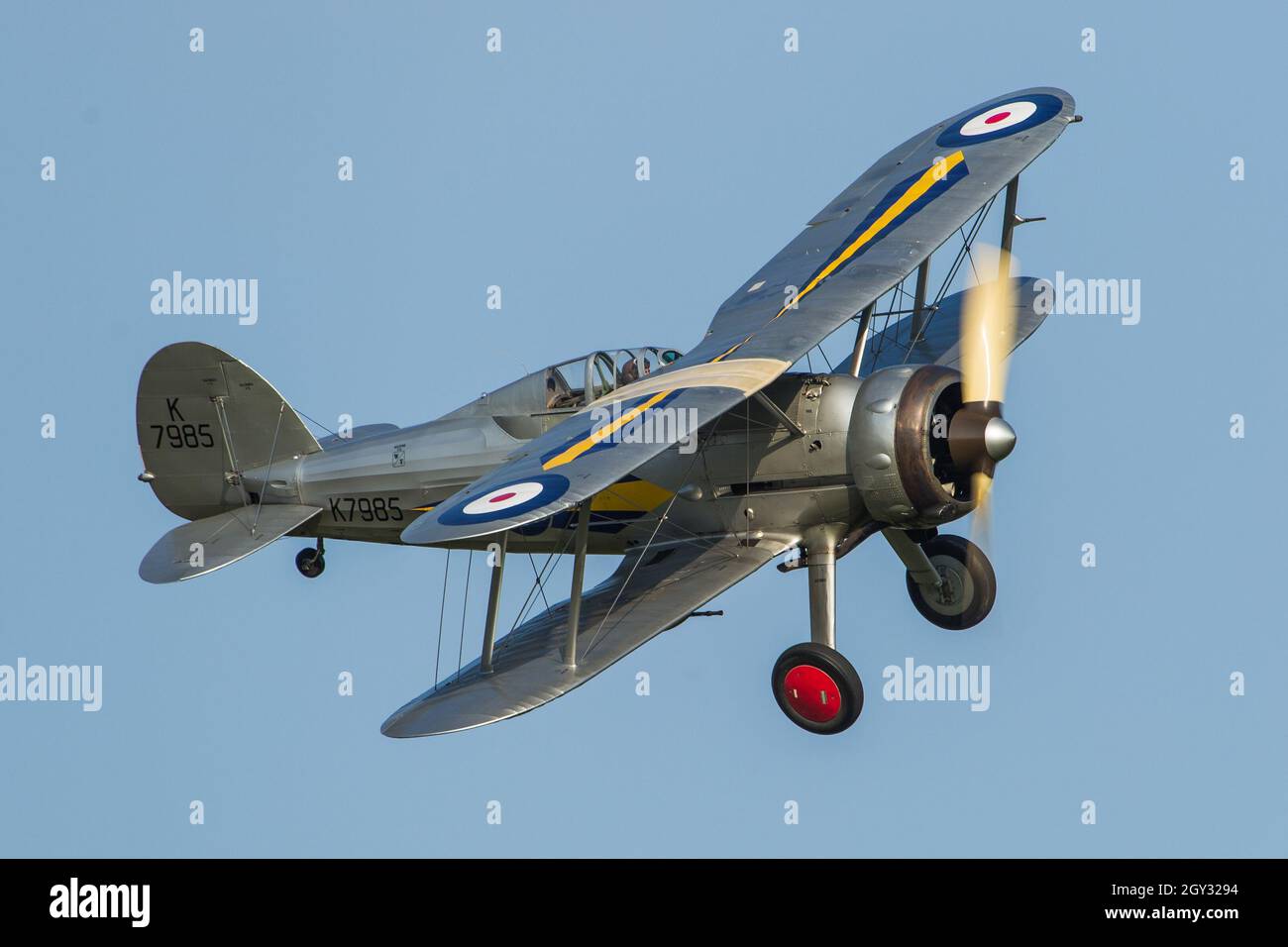 Royal Air Force Gloster Gladiator Vintage Biplane Fighter at ...