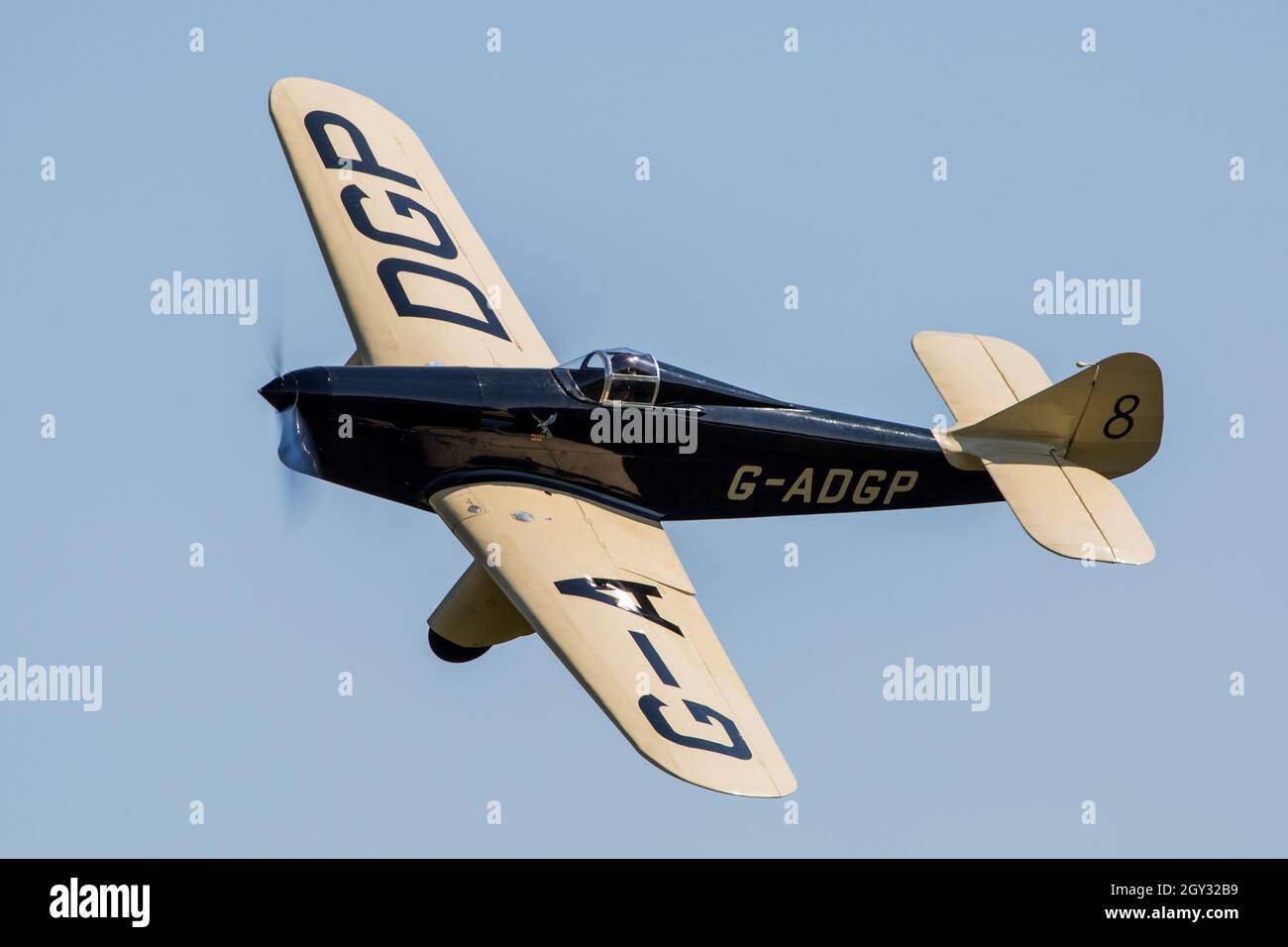 Miles Hawk Speed Six Vintage Racer at Shuttleworth Old Warden Airshow ...