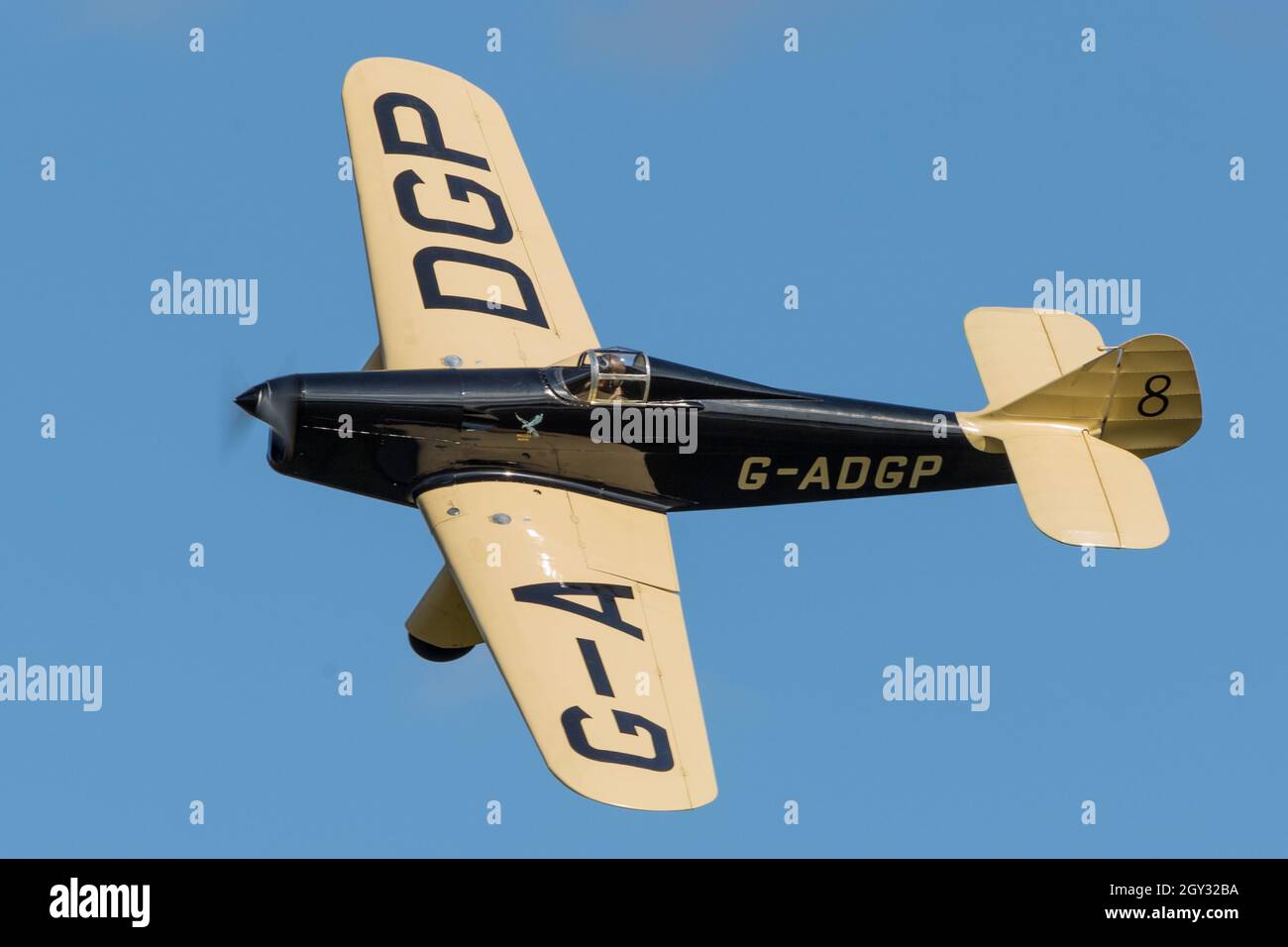 Miles Hawk Speed Six Vintage Racer at Shuttleworth Old Warden Airshow ...