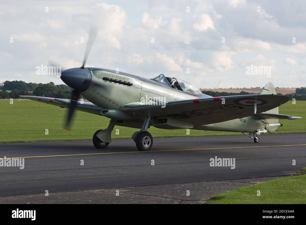 Royal Navy Supermarine Seafire WW2 Vintage Fighter at Flying Legends ...
