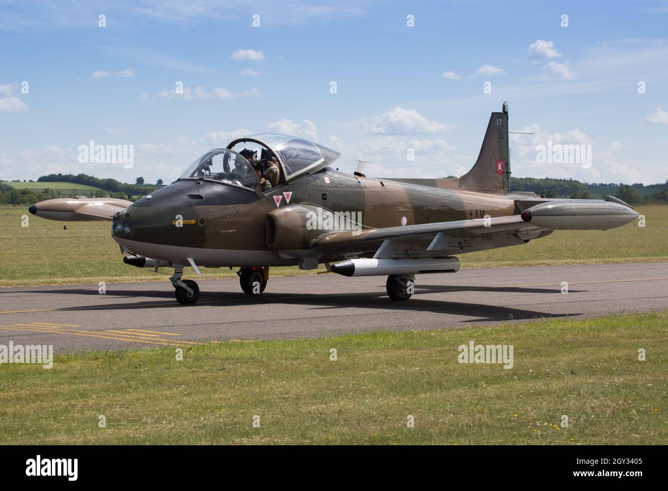 BAC Strikemaster at Duxford Stock Photo - Alamy